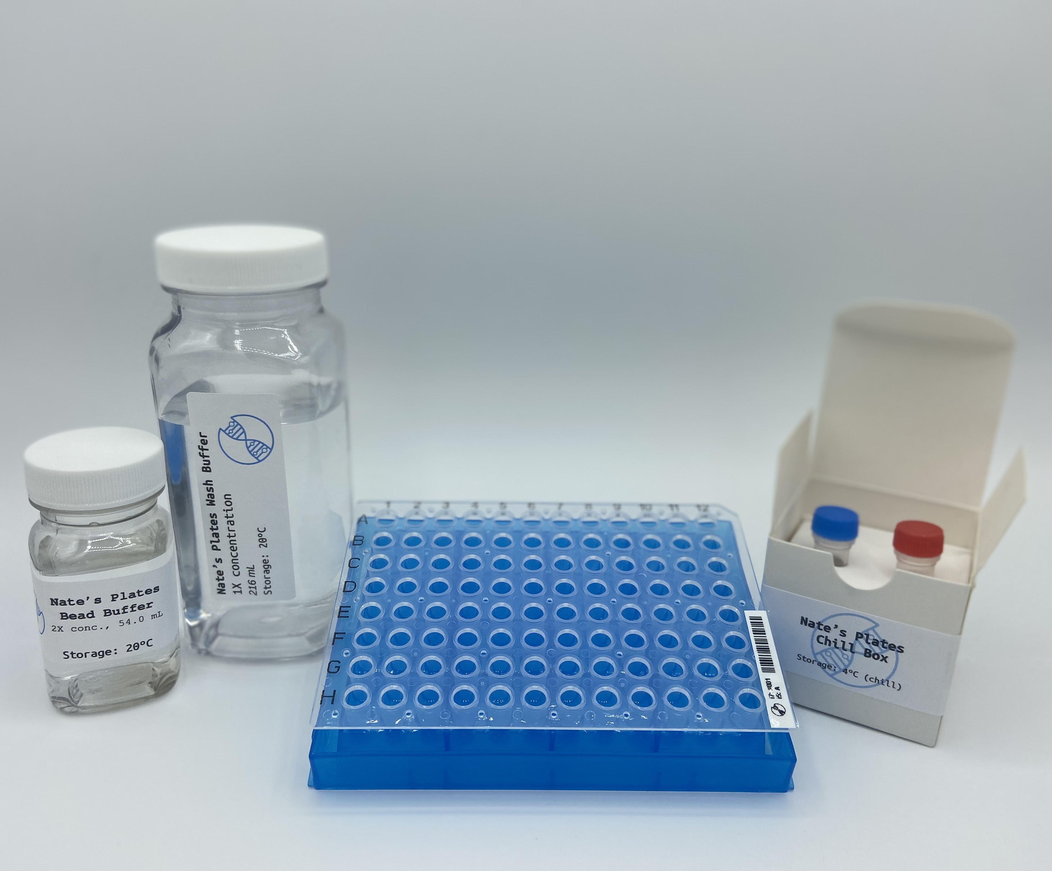 Nate's Plates 96-well 10 Plate Kit - GTseek LLC